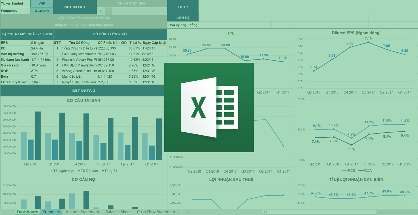 Automatic Financial Statements for MS Excel